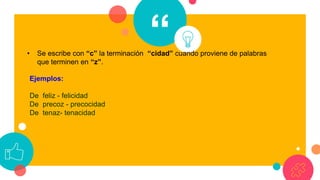 Uso de la c,s,z | PPTX