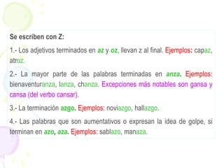 USO DE LA C, S, Z.ppt