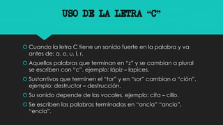Uso de la s, c y z lelsie castillo sistemas 102-e-1.pdf