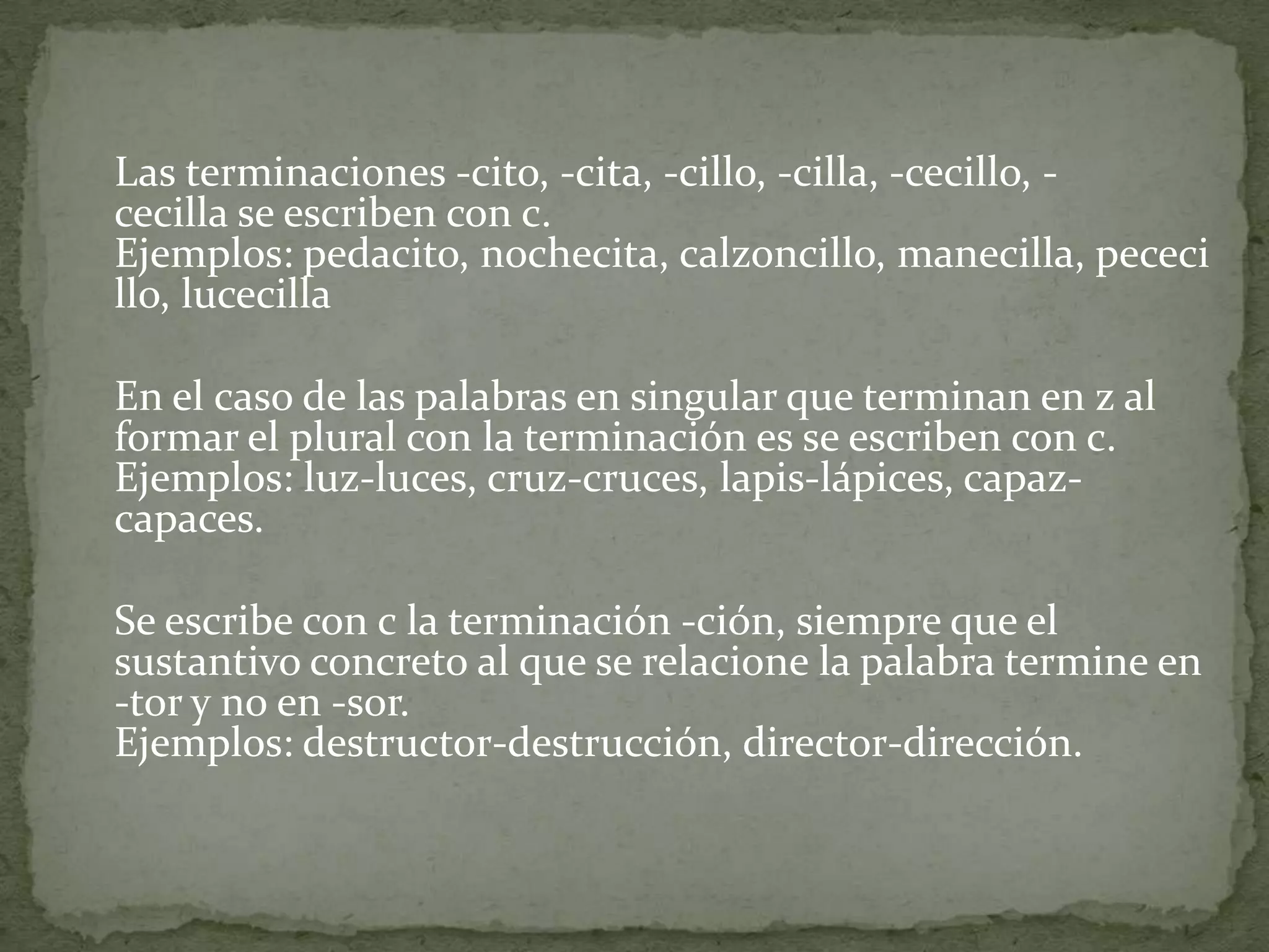 Uso de las grafias | PPTX
