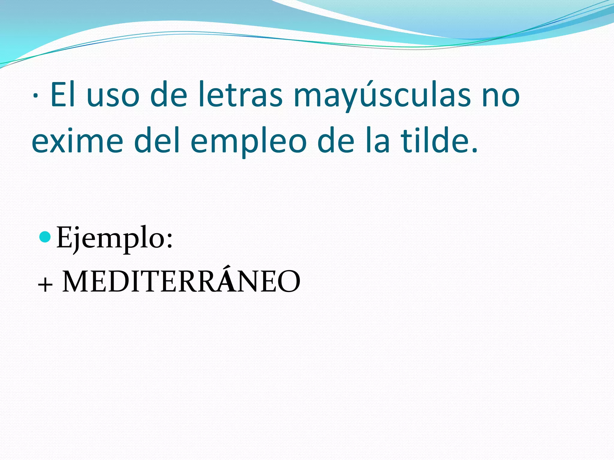 Uso de las mayúsculas | PPTX