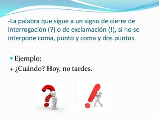Uso de las mayúsculas | PPTX