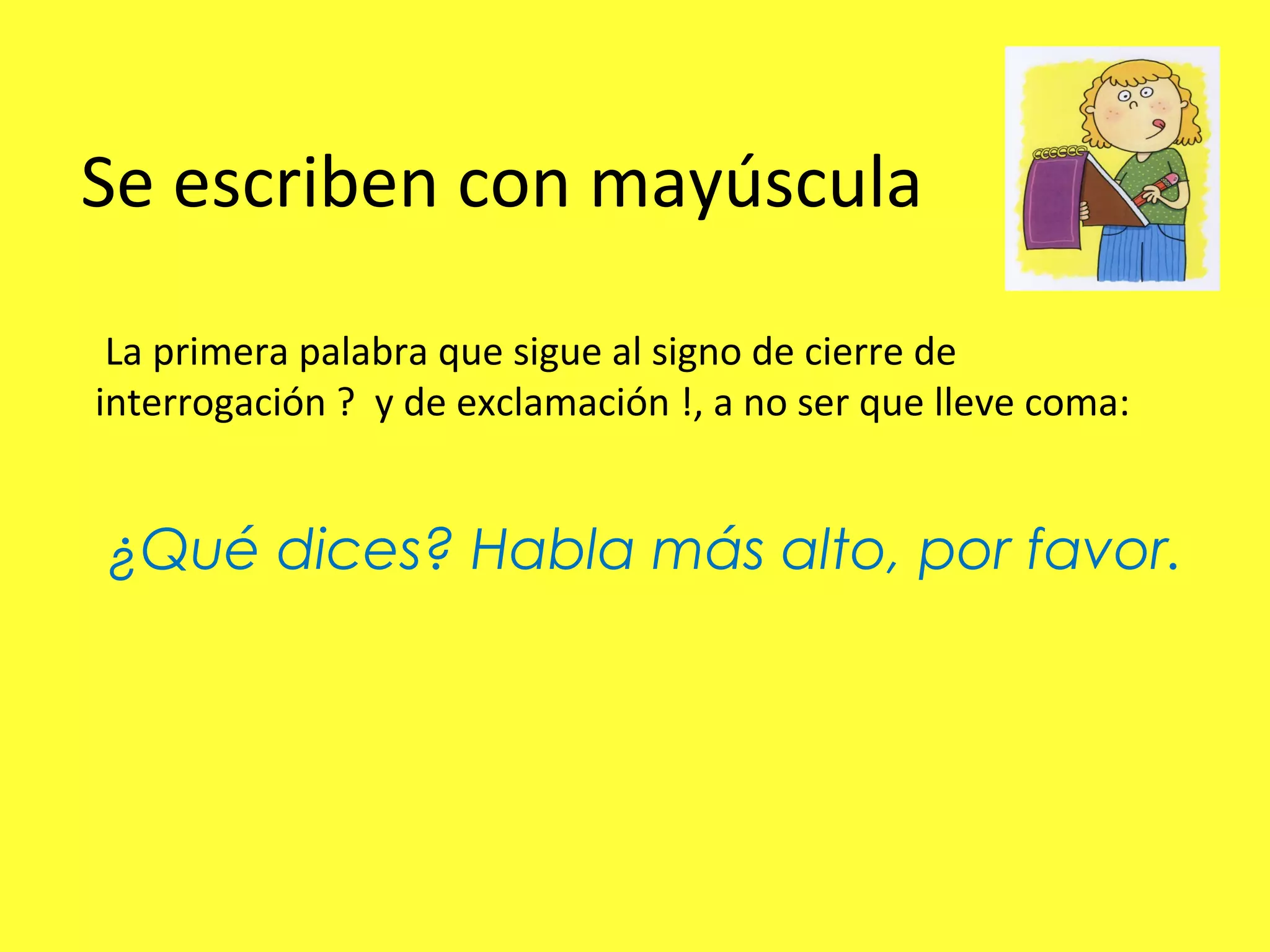 Uso de las mayúsculas | PPT | Books and Literature