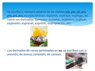 Uso de las x | PPTX