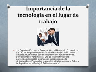 Uso de la tecnologia en el trabajo 1 | PDF