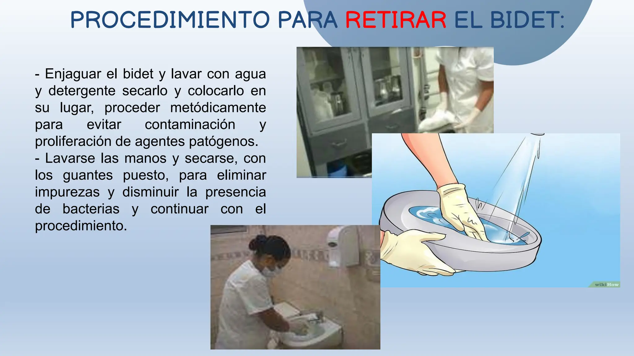 USO CORRECTO DEL BIDET Y PATO EN PACIENTES HOSPITALIZADOS | PDF
