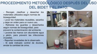 USO CORRECTO DEL BIDET Y PATO EN PACIENTES HOSPITALIZADOS | PDF