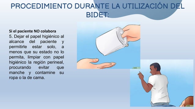 USO CORRECTO DEL BIDET Y PATO EN PACIENTES HOSPITALIZADOS | PDF