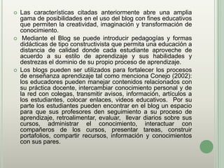 Uso del Blog: Ventajas y Desventajas | PPSX