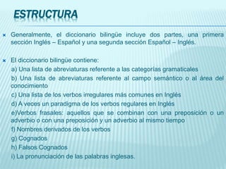 Uso del diccionario | PPTX