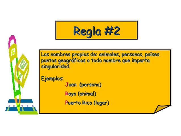 Uso de letras mayusculas | PPS