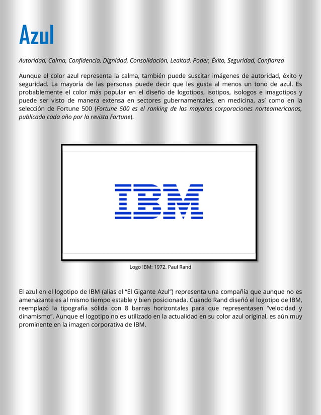 Uso de los colores en la creacion de logos y publicaciones | PDF