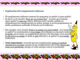 Uso de los_complementos_en_la redaccion (2) | PPT | Educational ...