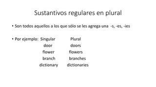 Uso de los plurales en inglés | PPTX