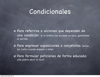Uso de los tiempos verbales | PDF