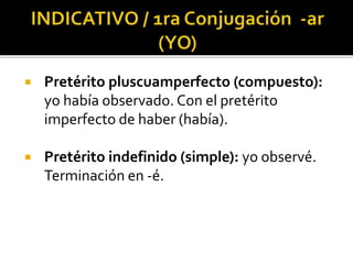 Uso de los tiempos verbales clase 5 | PPTX