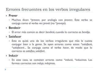 Uso de los verbos | PDF