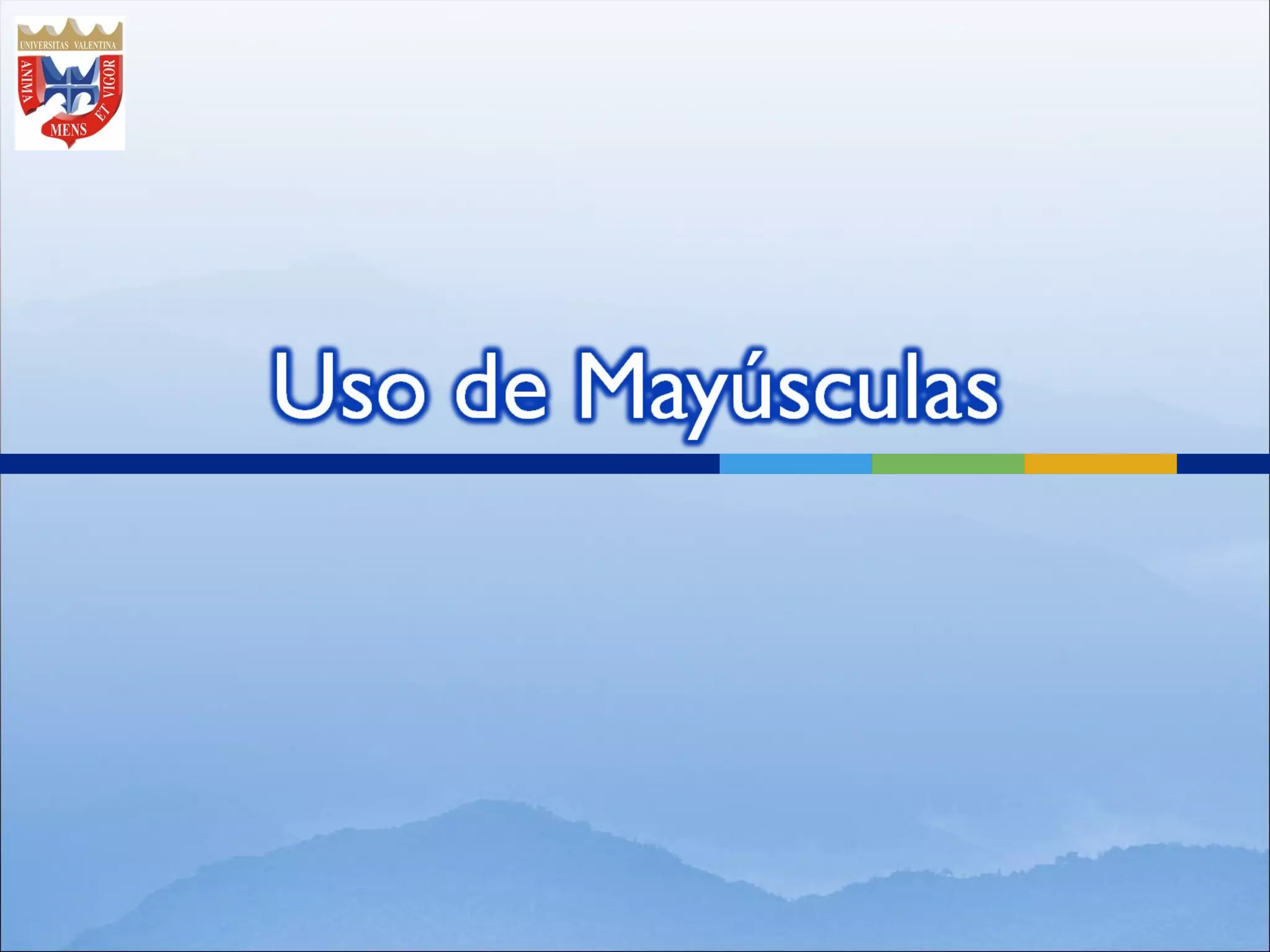 las mayusculas | PPT
