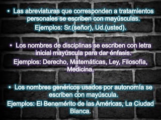 Uso de mayúsculas y signos POR ESTEFANIA ALUISA | PPTX