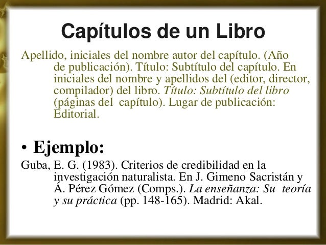 Como Citar Un Libro Apa Ejemplo - Design Talk