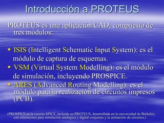 Uso de proteus c01 | PPT