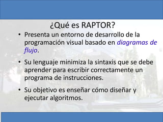 Uso De Raptor Pptx