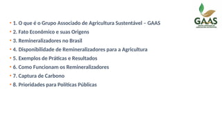 Uso de Remineralizadores na Agricultura - Brasília - MAPA.pptx