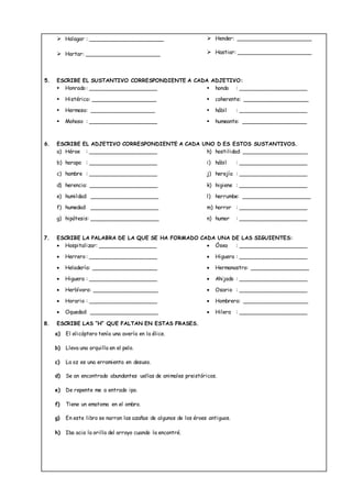 Uso de H | DOCX