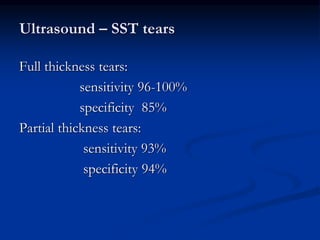 Post-graduate Certifcate Musculoskeletal Ultrasound - The Shoulder | PPTX