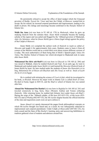 Usool us sunnah iou | PDF