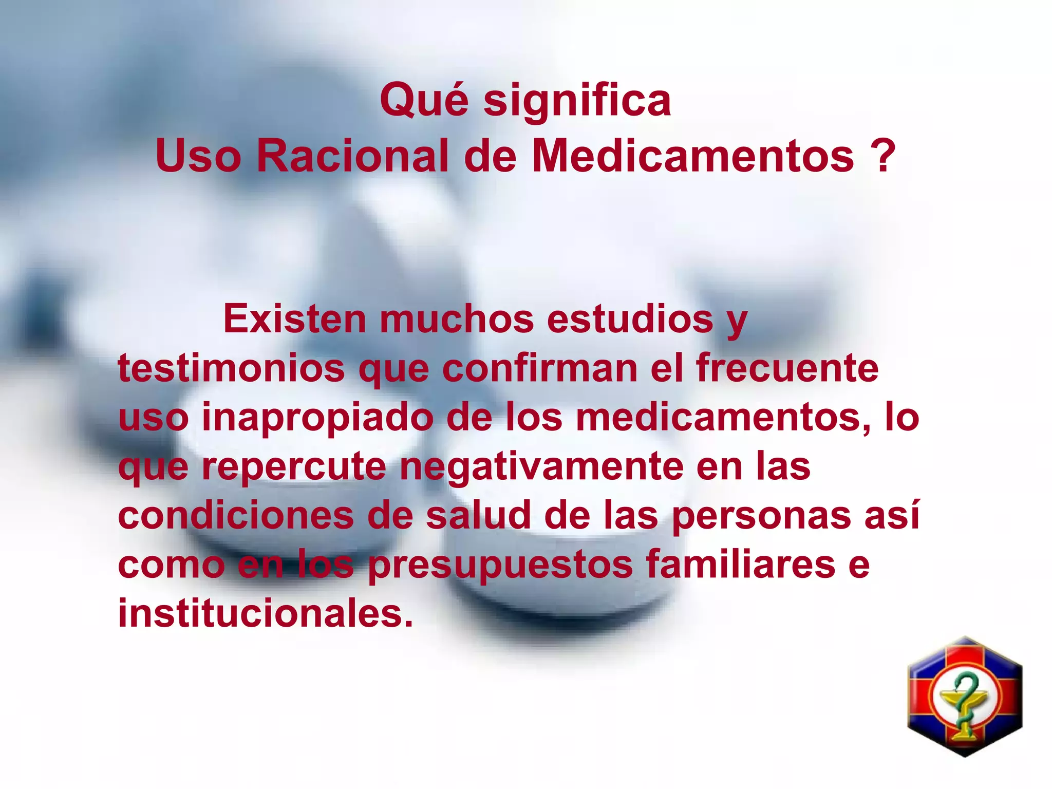 Uso Racional de Medicamentos | PPT