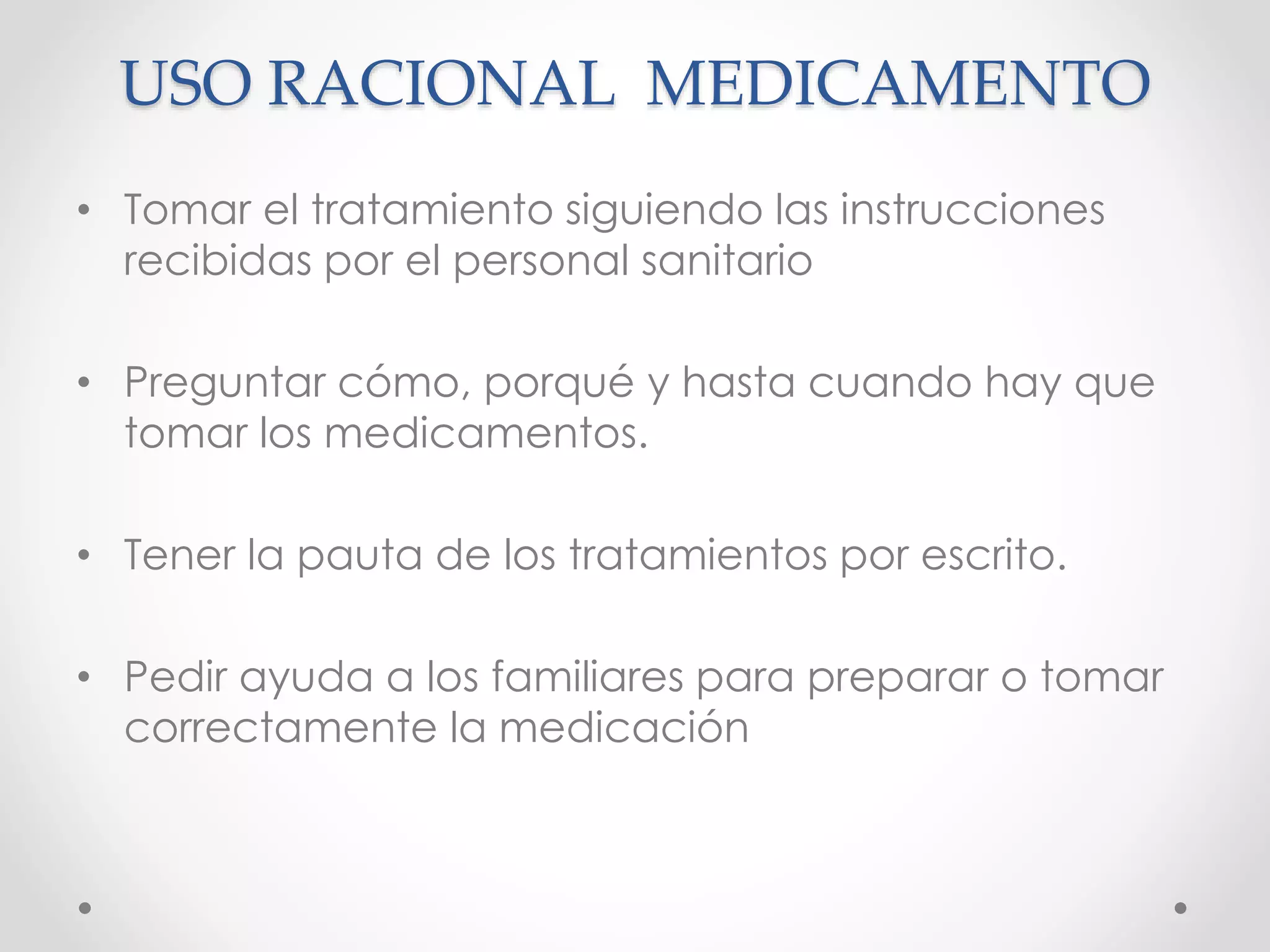 Uso racional de medicamentos | PPTX