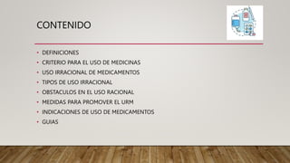 USO RACIONAL DE MEDICAMENTOS CHARLA.pptx