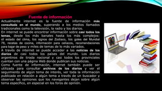 Usos del internet | PPTX