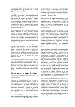 Usos potenciales del tabaco | DOC