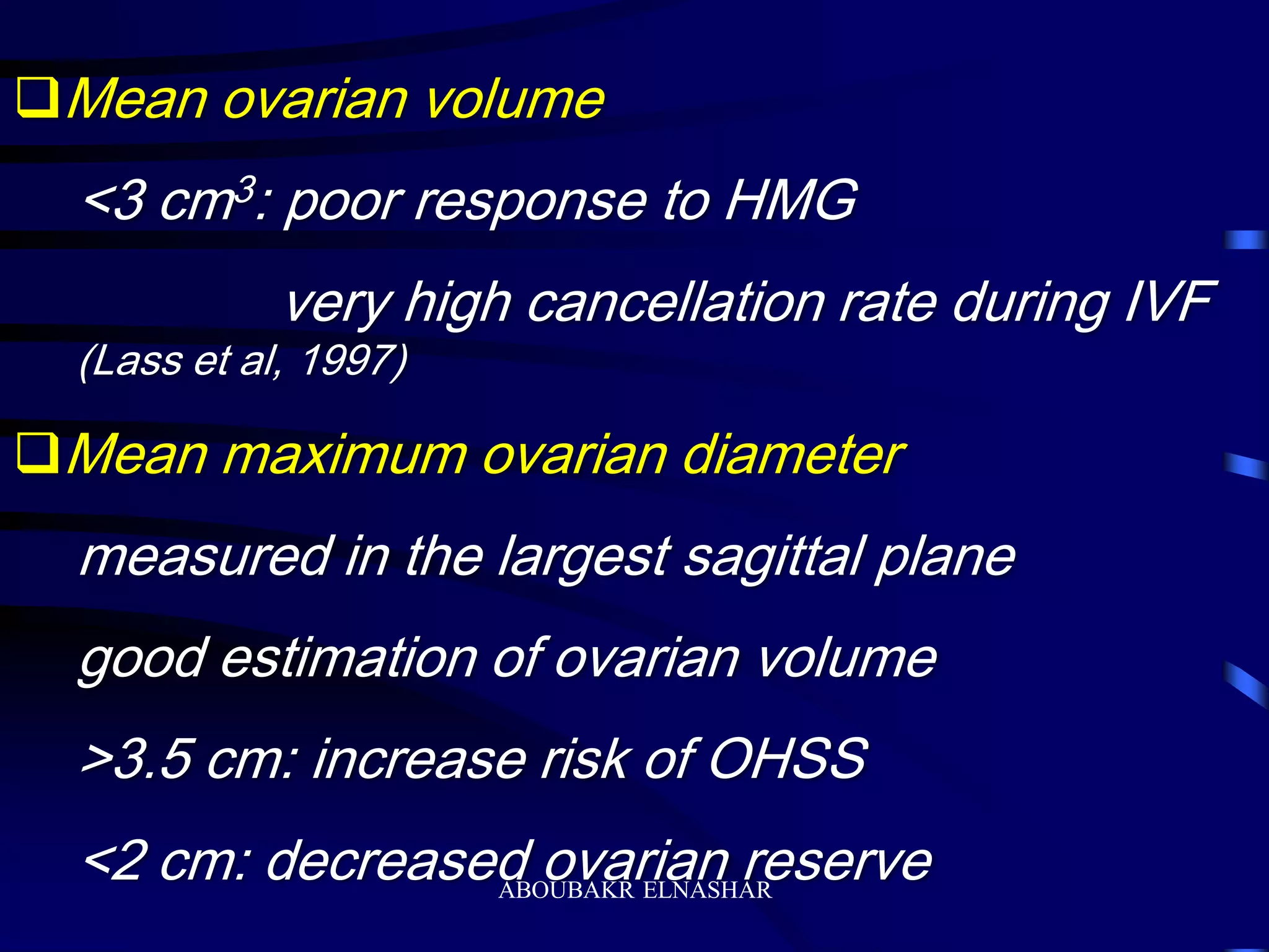 Ultrasonography of the ovary | PDF