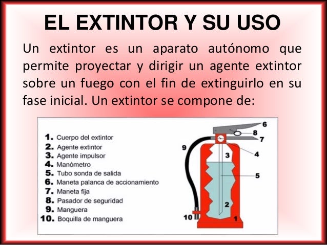 Uso Y Manejo De Extintores