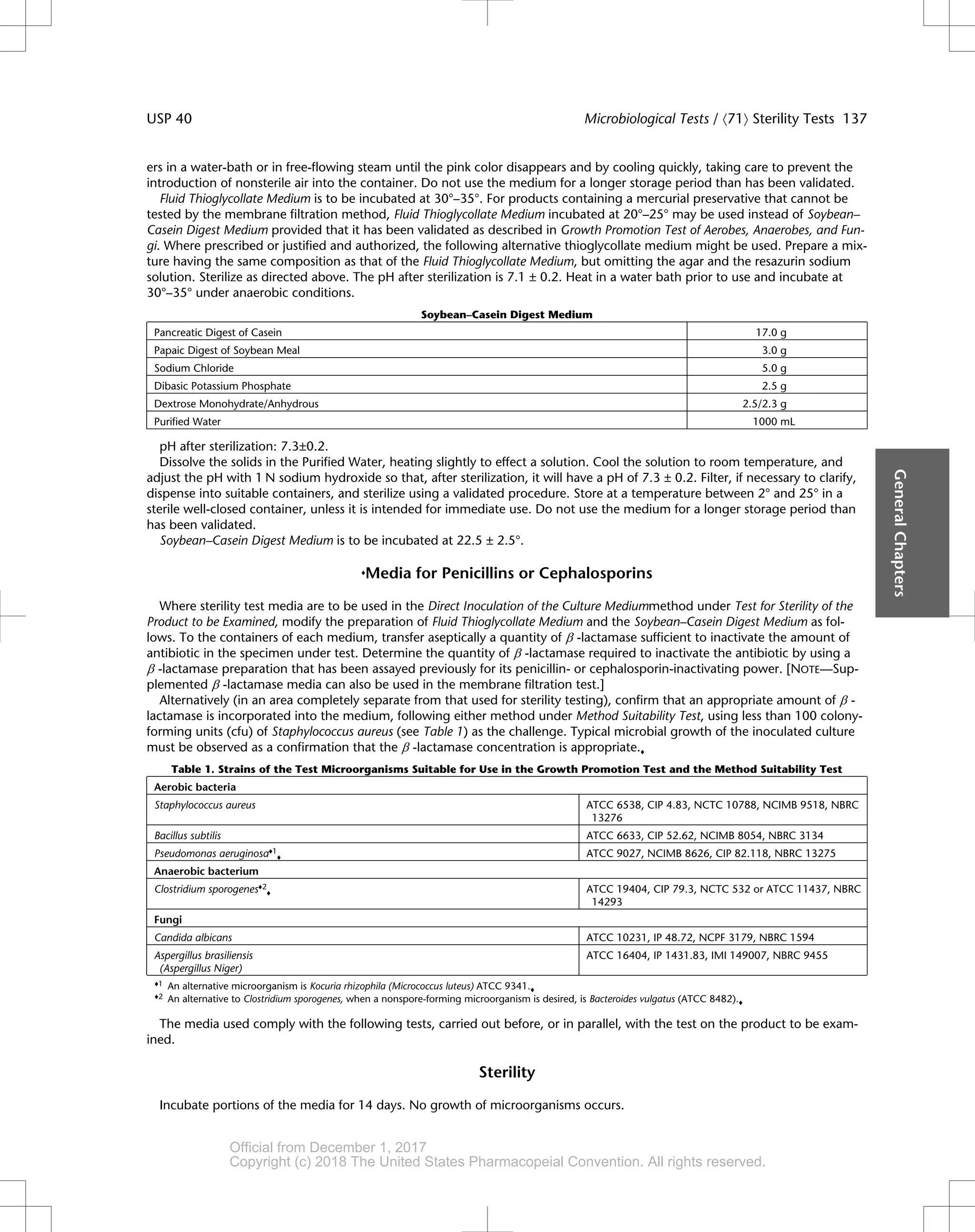 Usp 40 -71 sterility tests | PDF