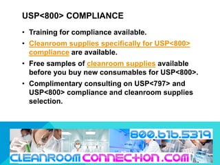 USP 800 History and Compliance | PDF