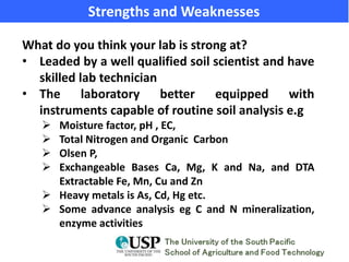 Item 6: Usp samoa Soil Science Laboratory | PPT