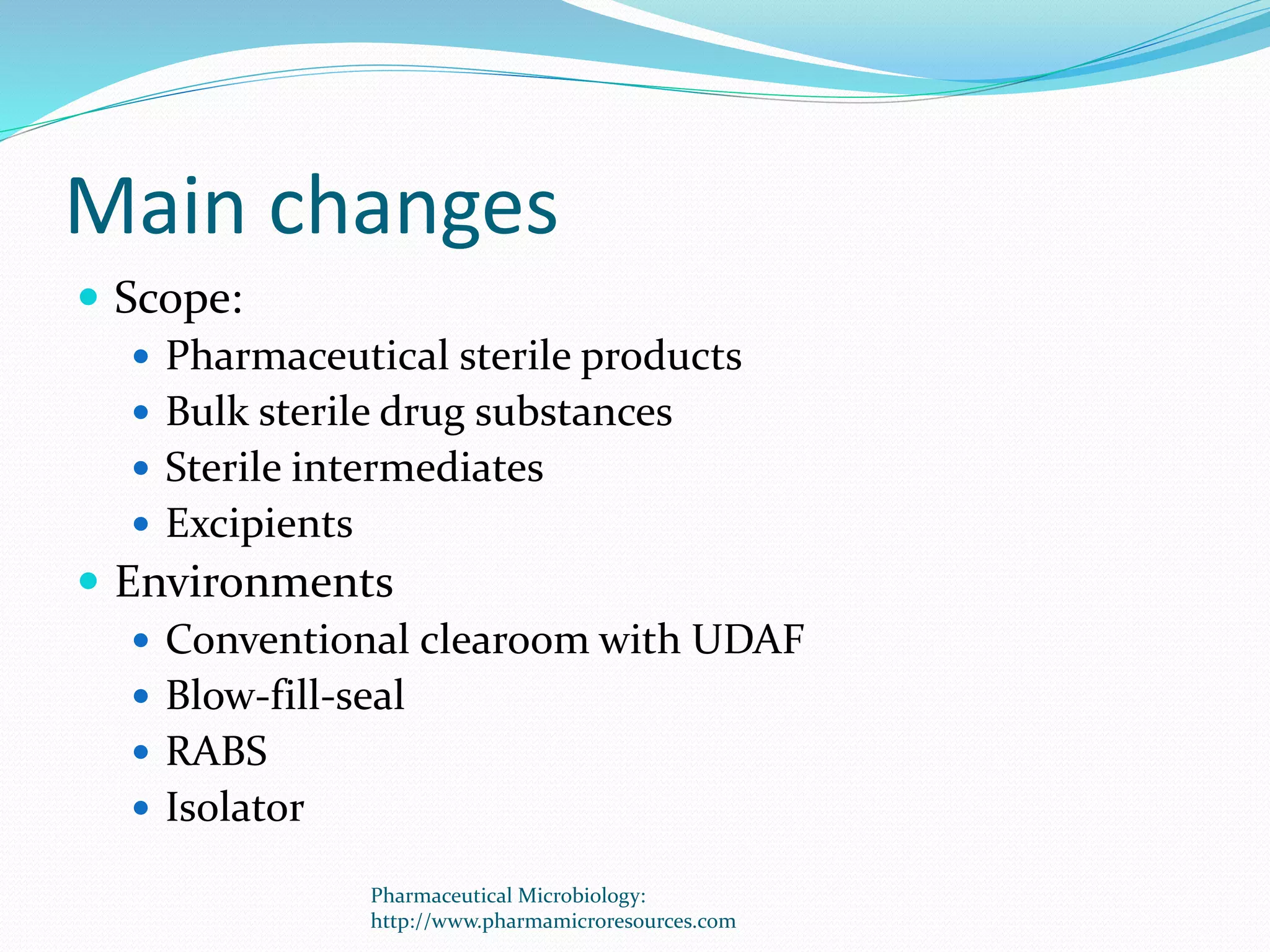 USP and its impact on Microbiology | PPTX
