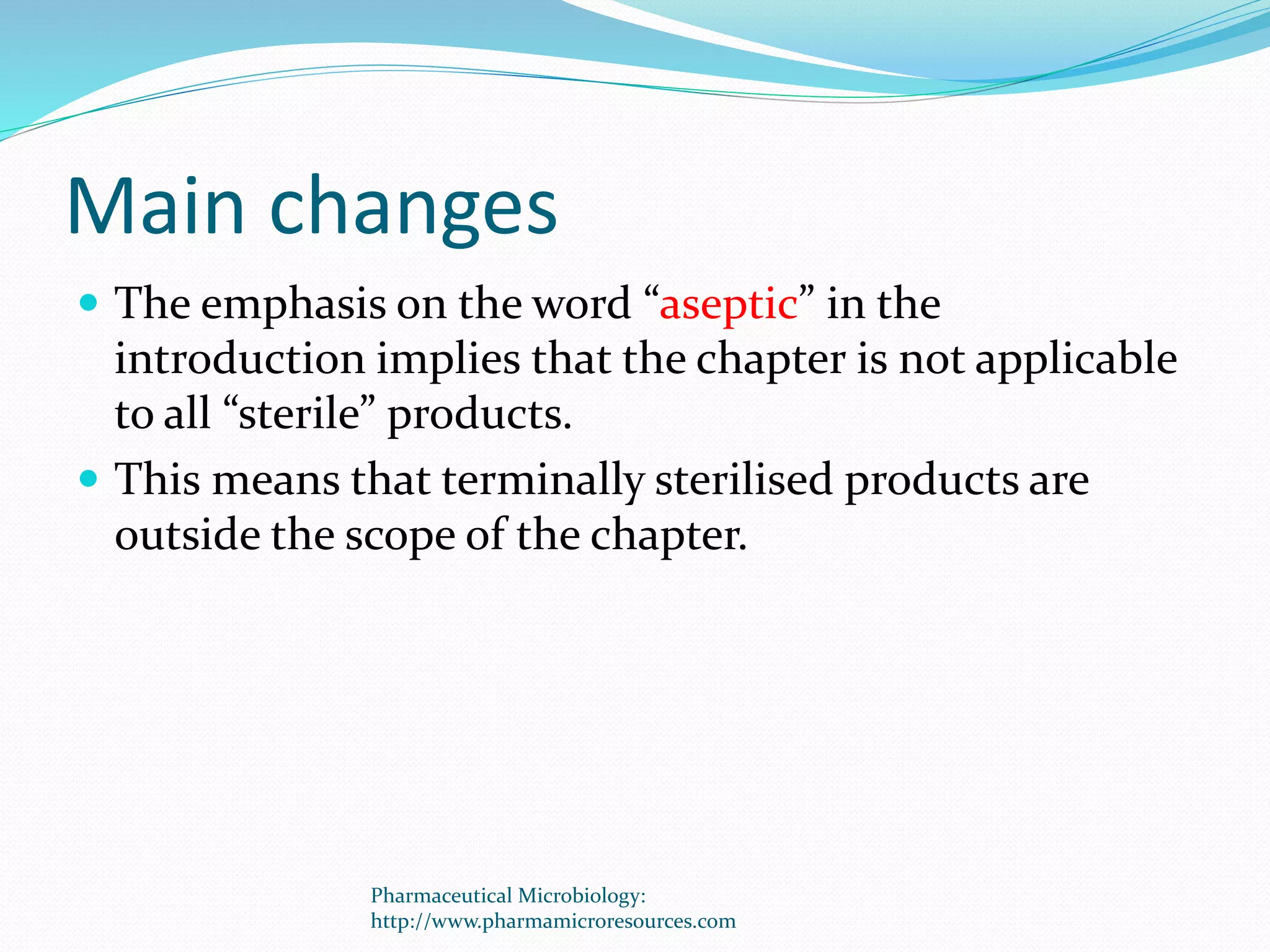 USP and its impact on Microbiology | PPTX