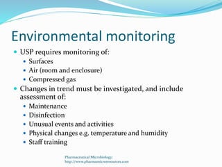 USP and its impact on Microbiology | PPTX