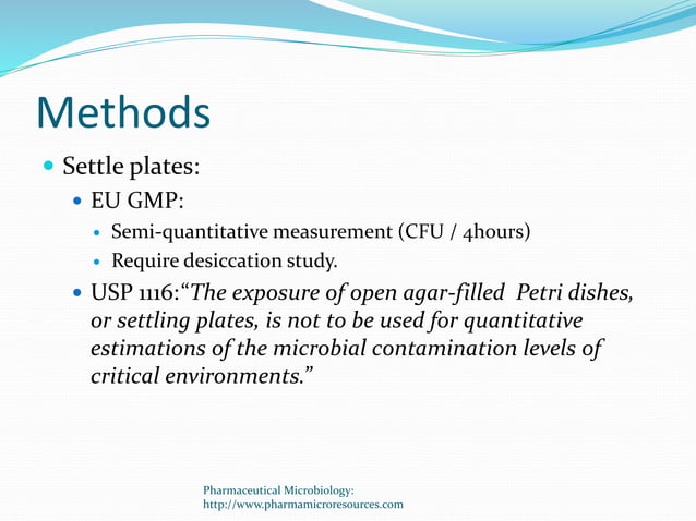 USP and its impact on Microbiology | PPTX