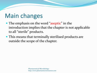 USP and its impact on Microbiology | PPTX