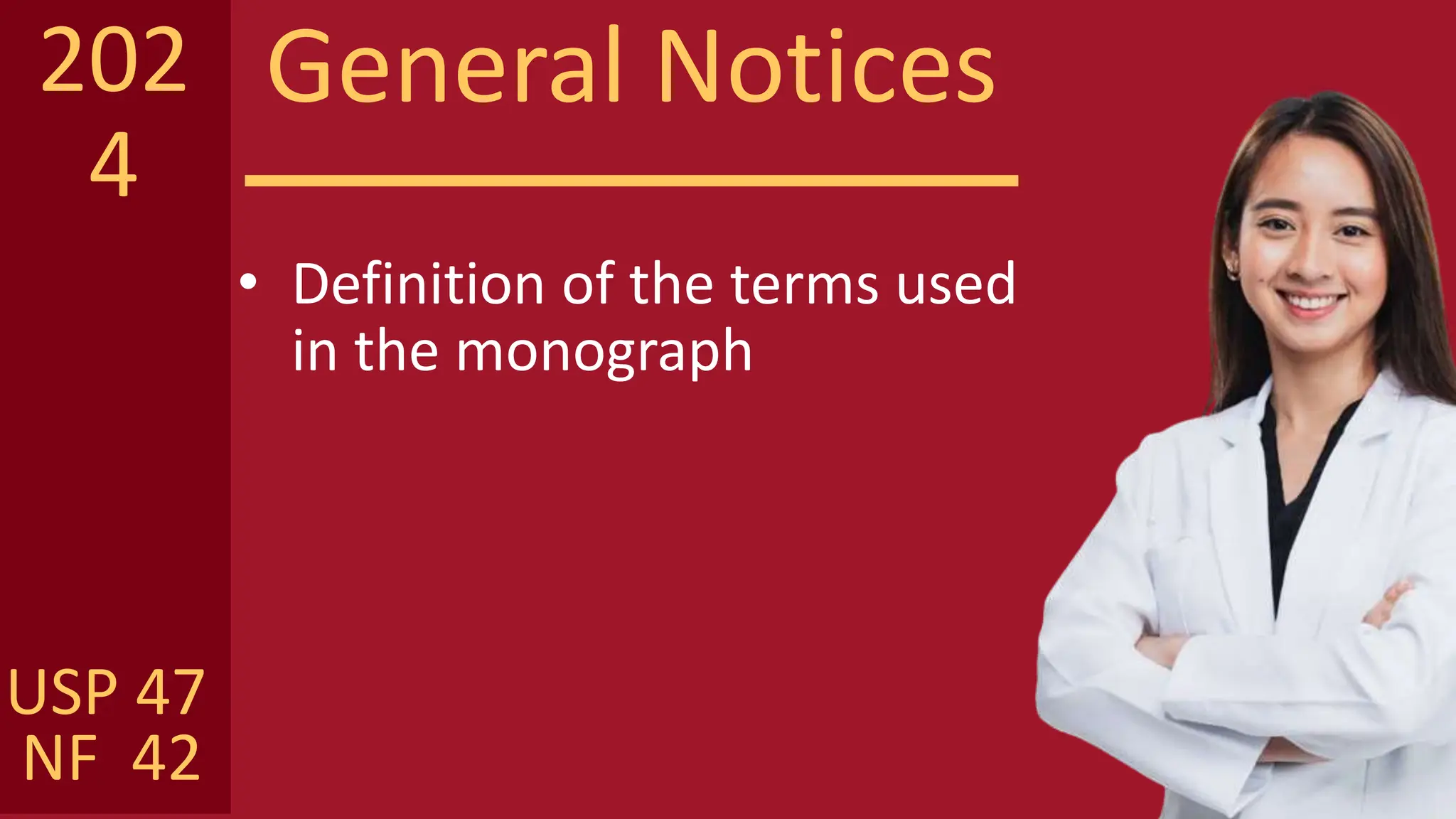 United State Pharmacopeia 47 - NF 42 (USP 2024) | PPTX
