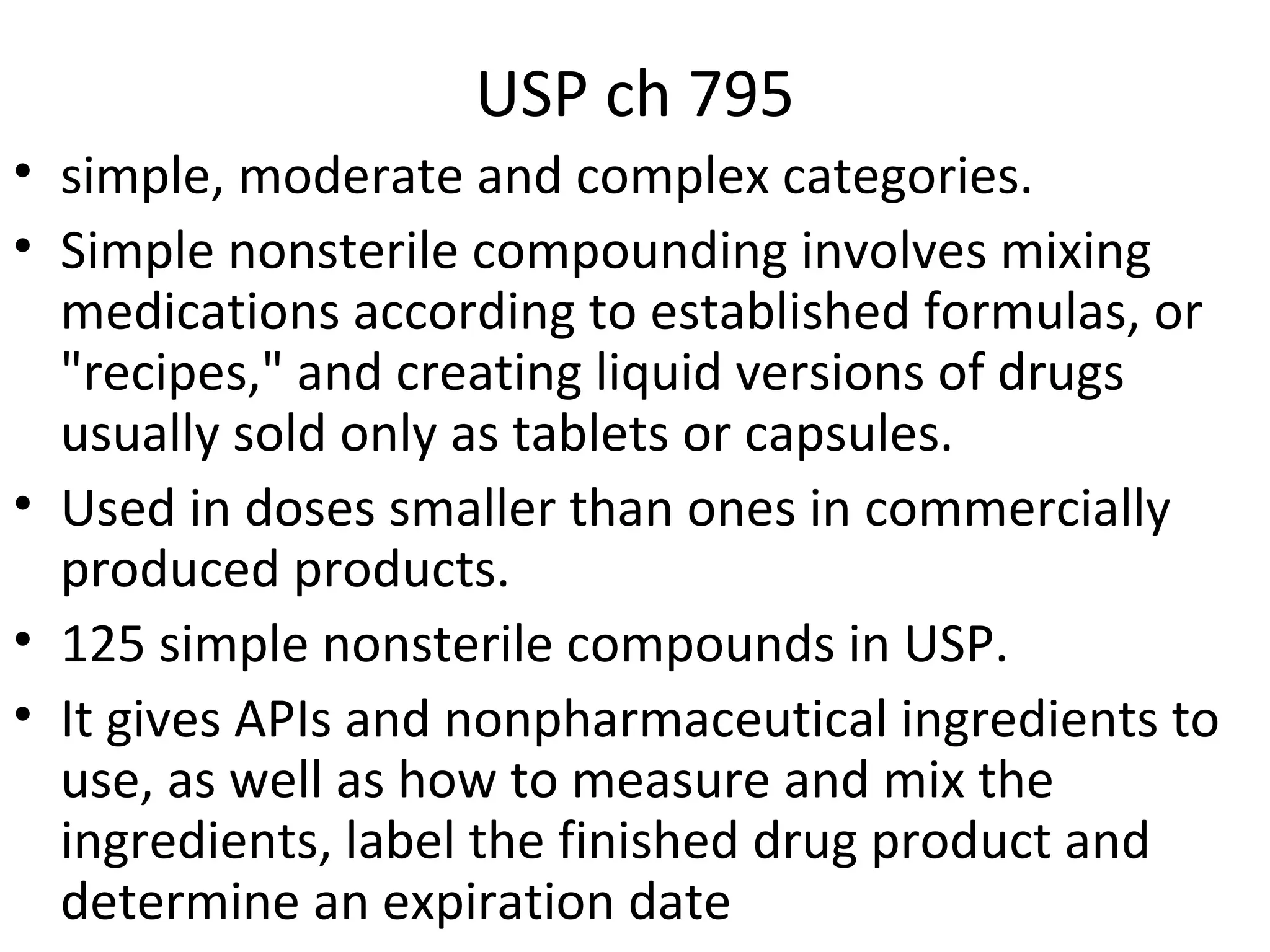 Usp795 | PPT Usp795 | PPT