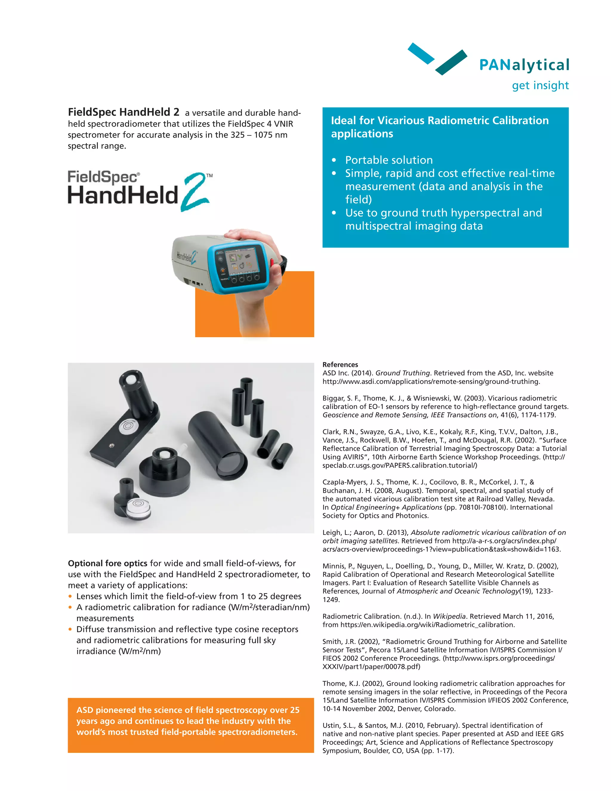 Vicarious Radiometric Calibration | PDF