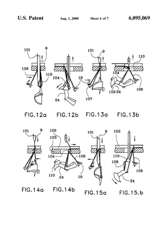 Us patent 6095069 zarif double-thread chain-stitch sewing machine | PDF