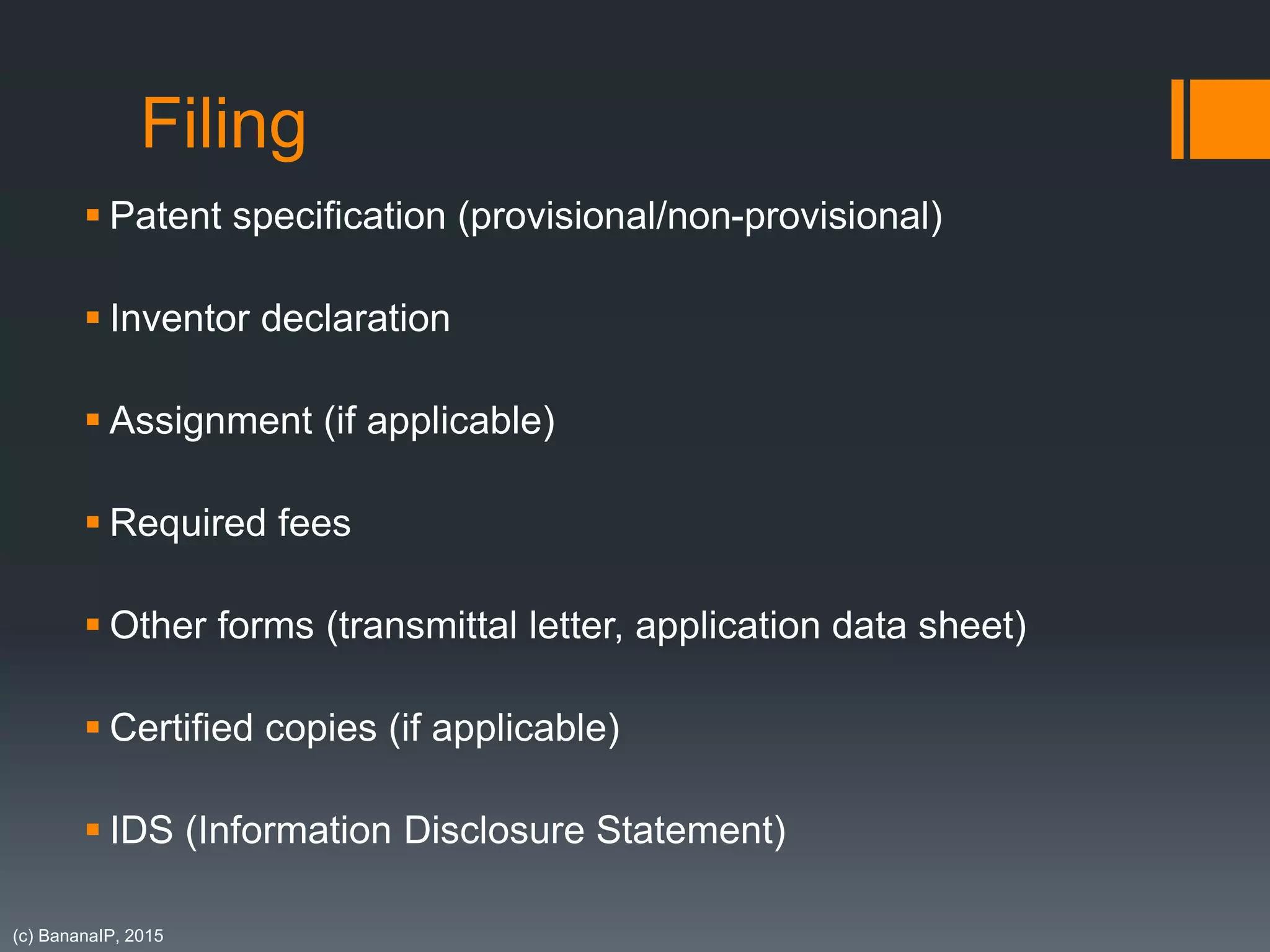 Us patent process | PPTX